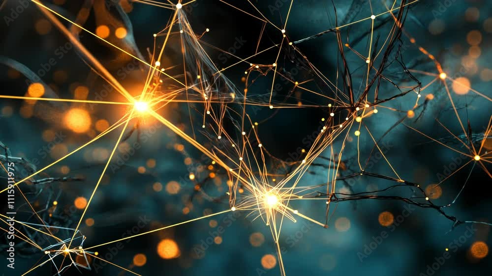 Illuminating Neural Network: A Microscopic Visualization of Interconnected Neurons and Synaptic ...