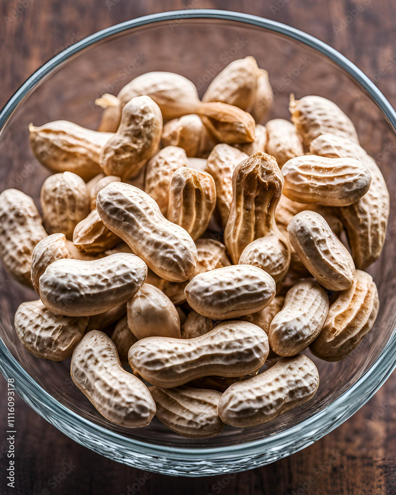 peanuts in bowl, roasted peanuts, snack bowl, healthy snack, crunchy ...