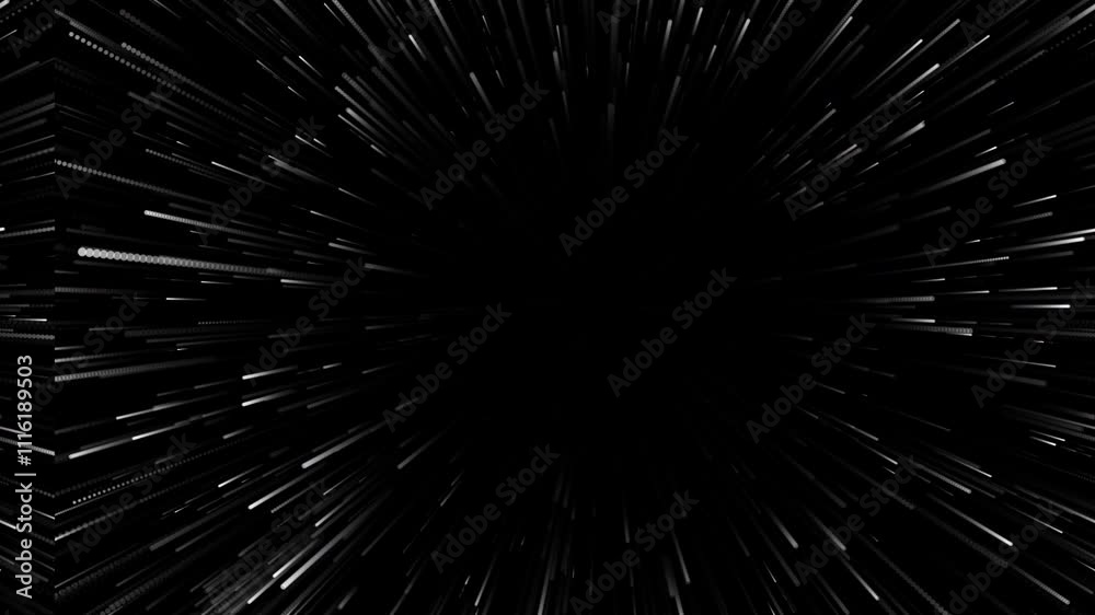 An animation depicting the exhilarating experience of warp speed travel ...
