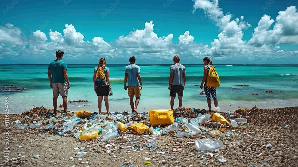 Ocean Pollution: A sobering view of plastic pollution on a tropical ...