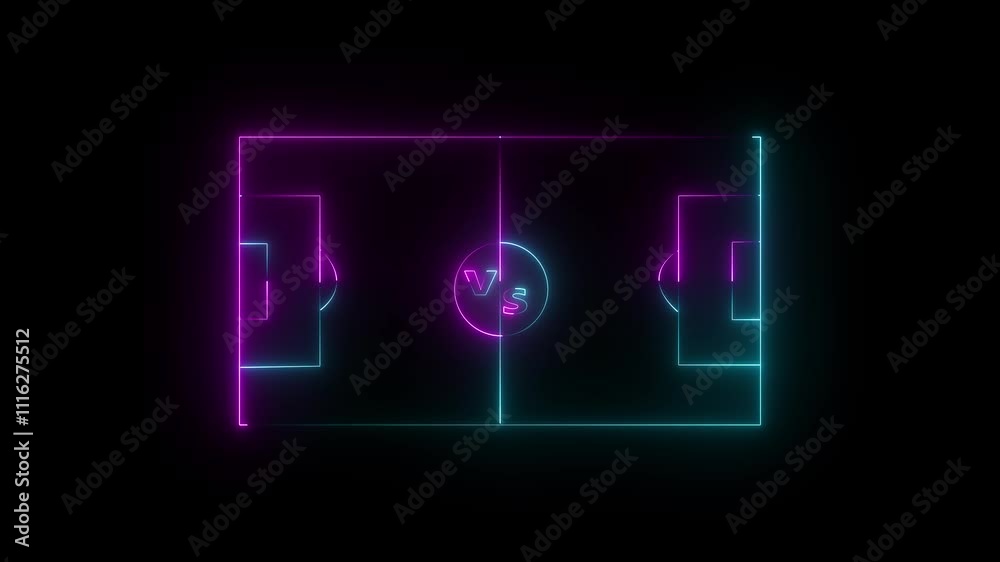 VS 2025 ,Football championship match versus teams intro sport alpha ...