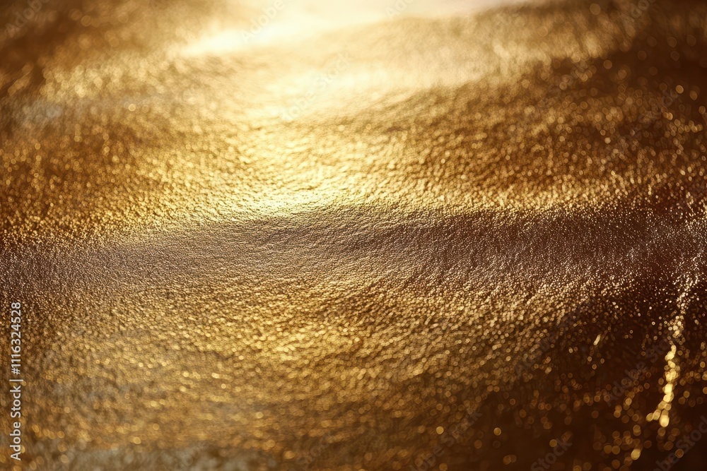 shiny gold texture background radiating with light, showcasing a ...