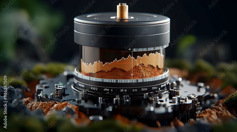 Advanced seismographic instrument monitoring and analyzing the real ...