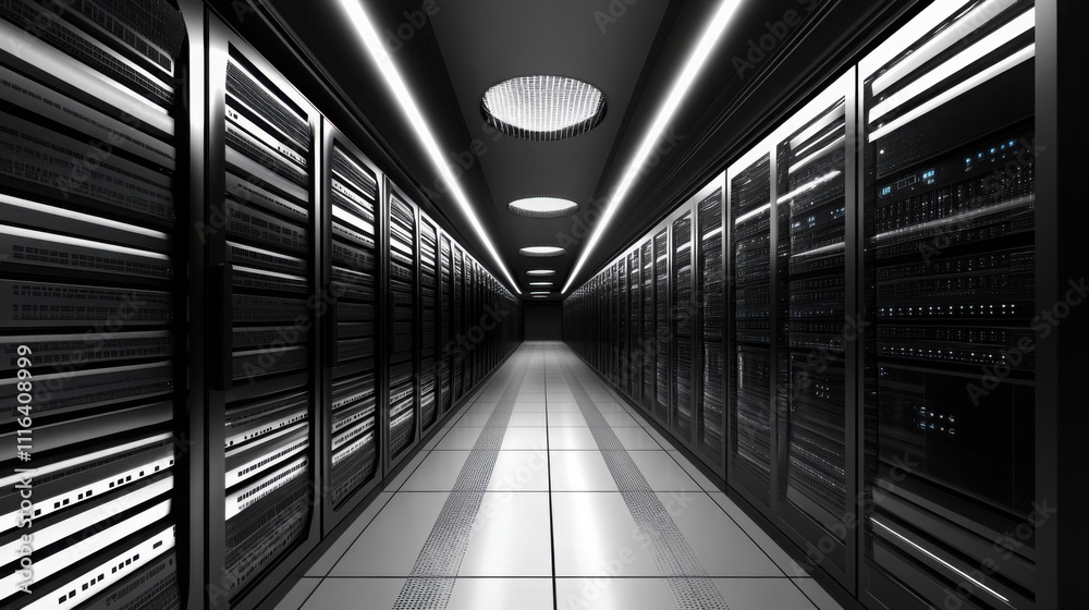 Data base background,Rack inside a site, the rack is located to the ...