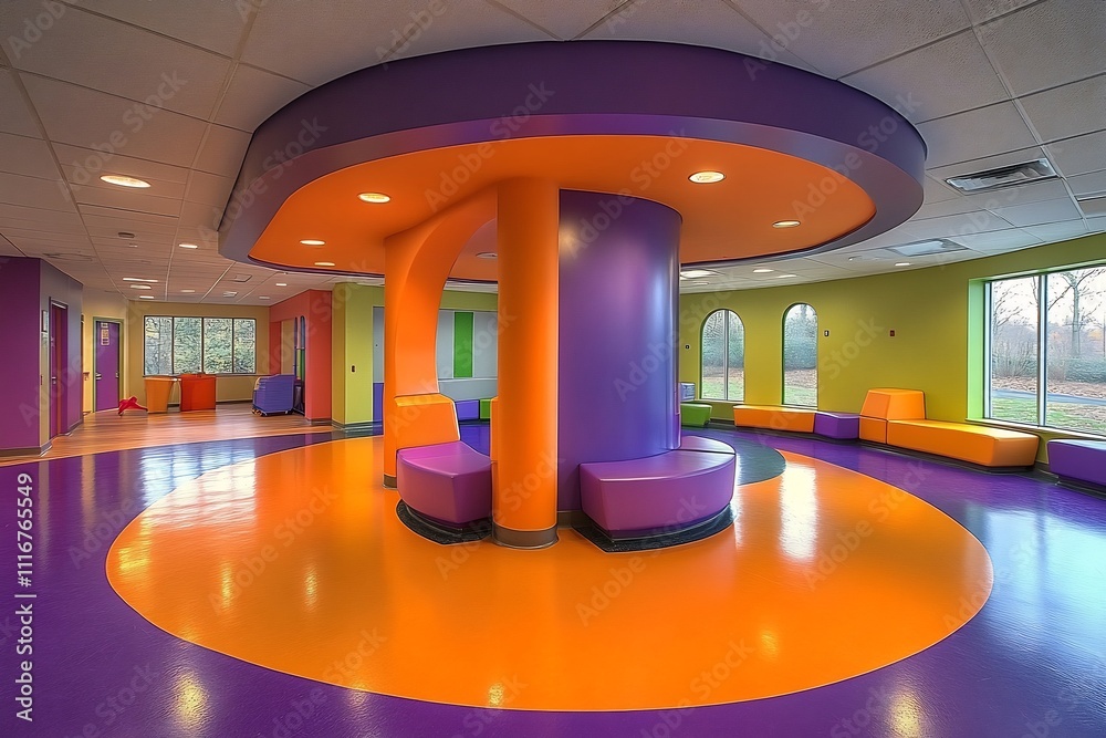 Photo & Art Print Pediatric Cardiological care visualized bright colors ...