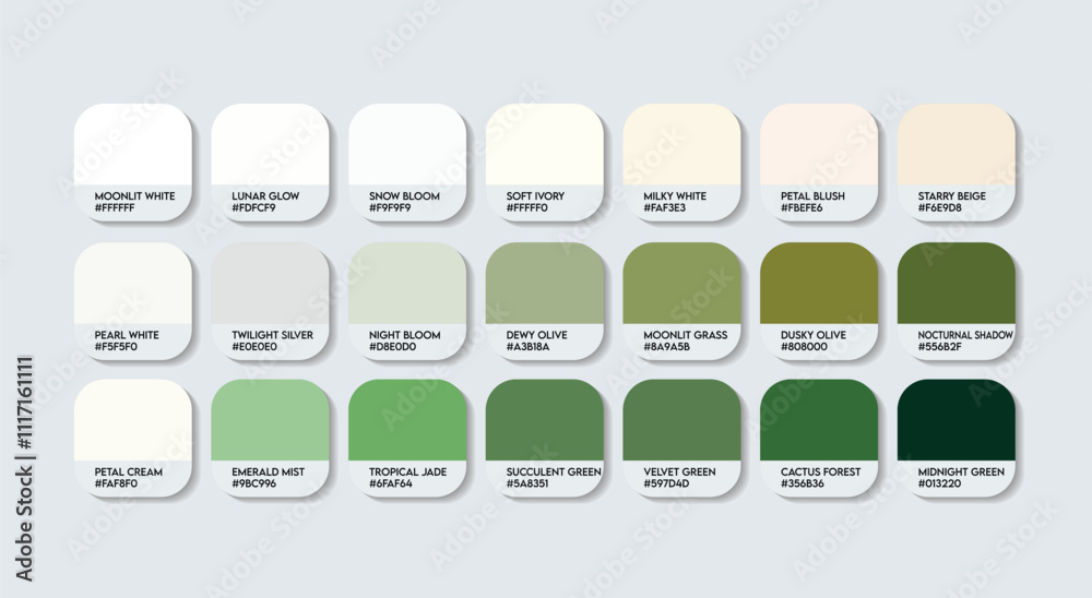 Queen of the Night Flower Color Palette, Queen of the Night Flower ...