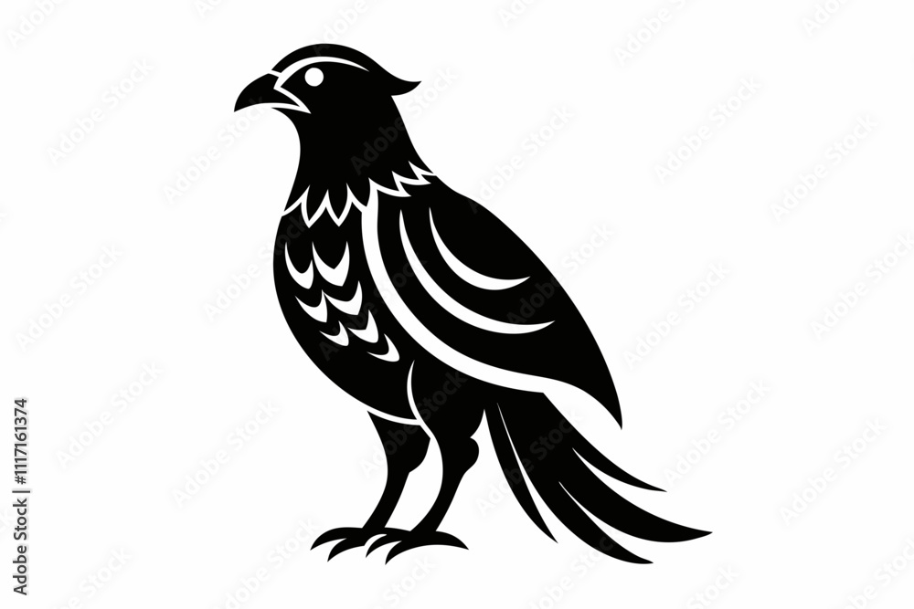 Hispaniolan Trogon birds vector silhouette,Resplendent Quetzal ...