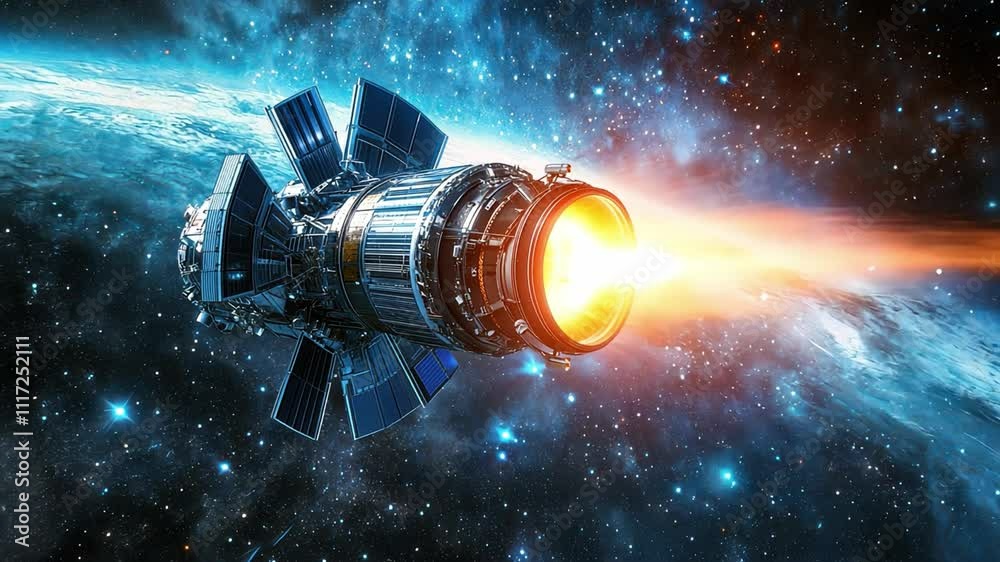 Hall-effect ion thruster technology powering spacecraft with highly ...