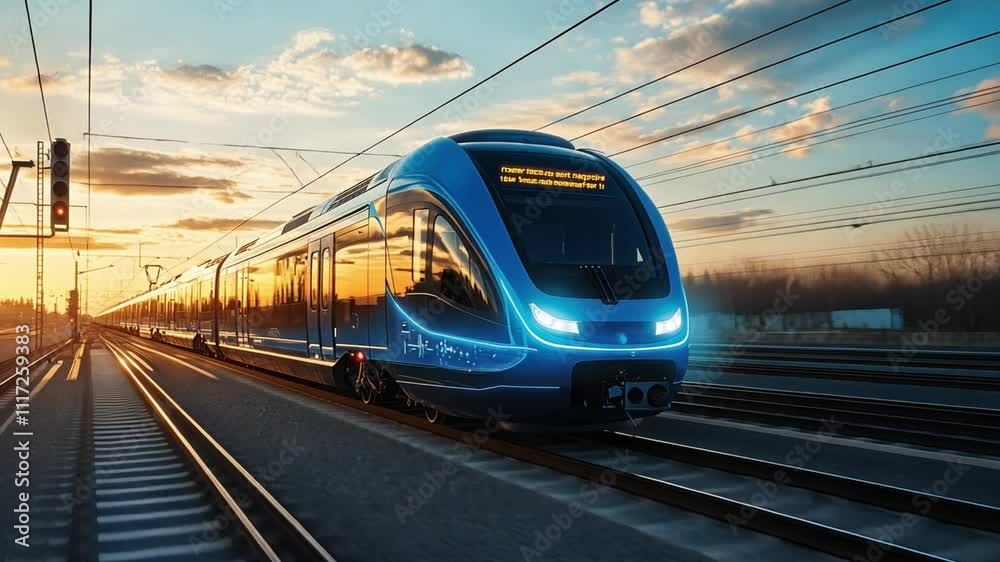 Hydrogen-powered high-speed trains connecting cities with clean, fast ...