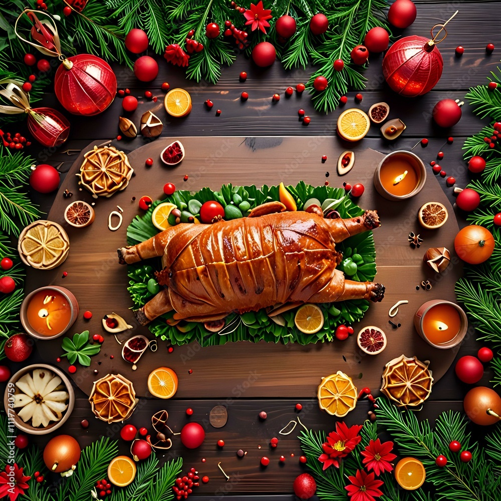 Filipino Lechon Feast : A whole roasted lechon with crispy skin ...