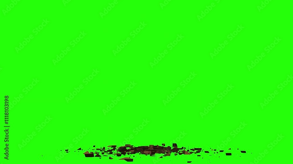 green screen grenade explosion effect chroma key filter fast real realistic splash exploding ...
