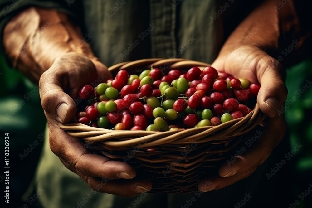 Exploring coffee plantations cultivating coffee in tropical and ...