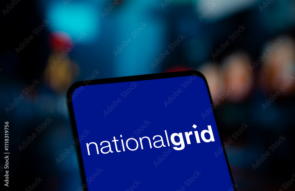 Dhaka, Bangladesh- 5 Dec 2024: National grid logo is displayed on ...