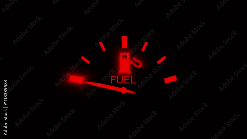 Vehicle fuel gauge moving up and down. Car fuel gauge goes down empty ...