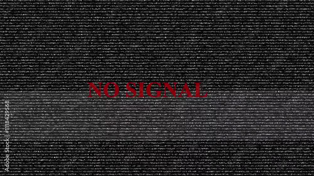 Analog Static Noise texture overlay. Horizontal stripes offset . No ...