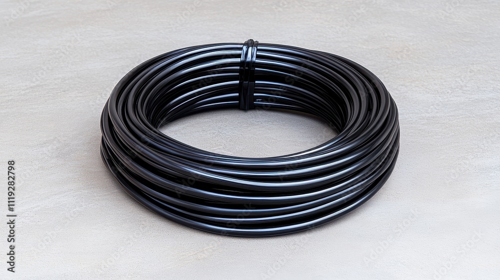 Handling coiled electrical wire for home projects indoor workshop diy ...