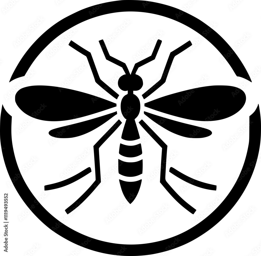 Artistic Mosquito Design for Eco-Friendly and Nature-Themed Projects ...