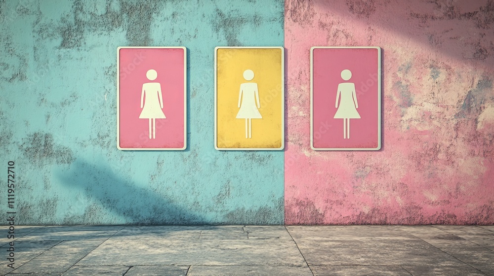 restroom wayfinding system, gender neutral bathroom signs ...