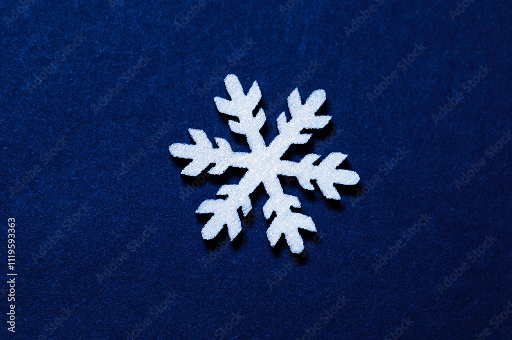 World Snow Day. Flake Appreciation Day. Winter photo illustration. A ...