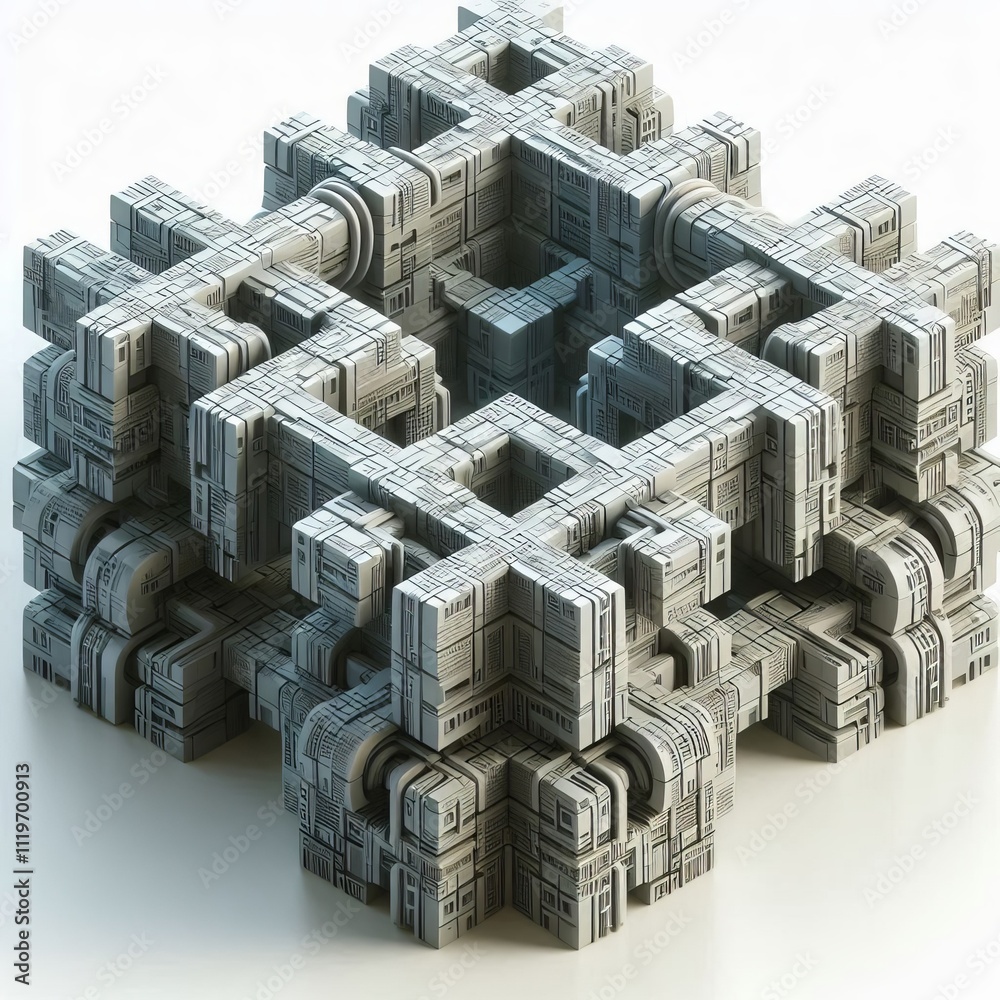 Interlocking Sections Sections connecting to form a whole Stock ...