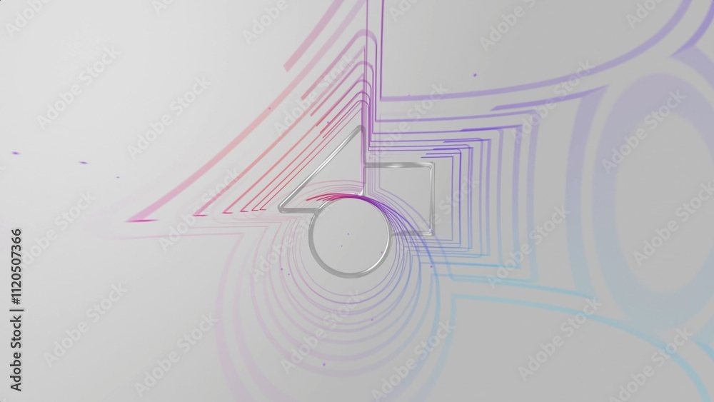 Colorful Echo Ripple Particle Logo Reveal Stock Template | Adobe Stock