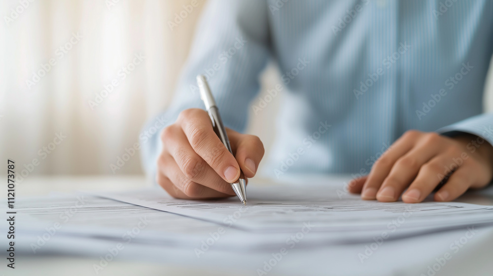 Tax submit income process. A tax advisor illustrates the steps for ...