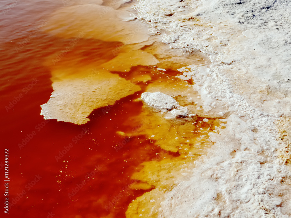 Poster The process of crystallization of native salt on the surface of ...