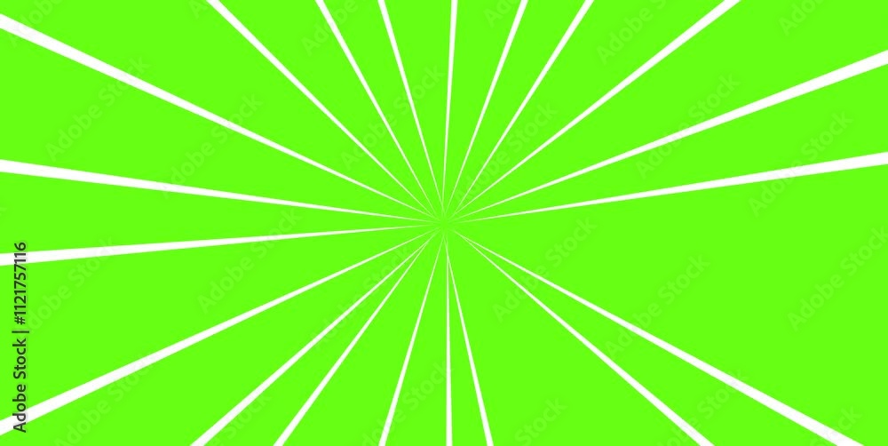 Diagonal Anime Speed lines in green and White, Radial Comic Light Speed ...