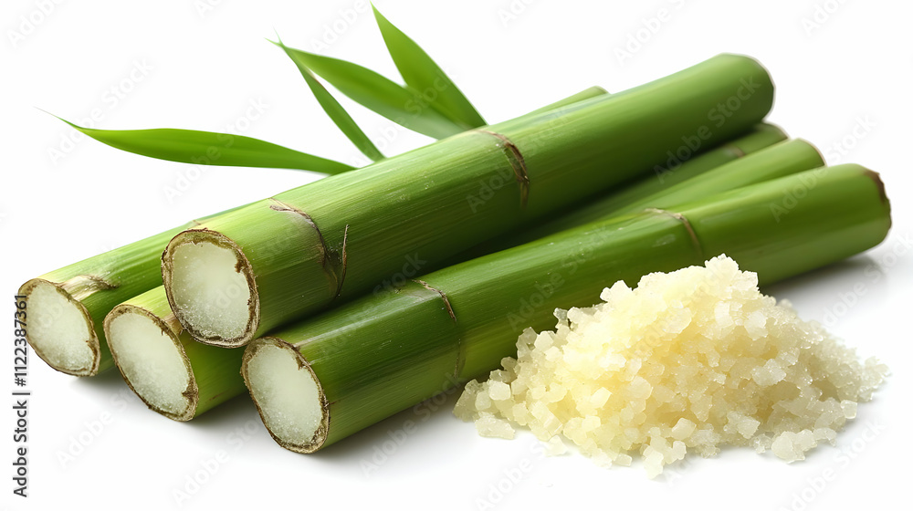 Sugarcane stalks, Sweet Crystals, Natural Sweetener, Healthy Dessert ...