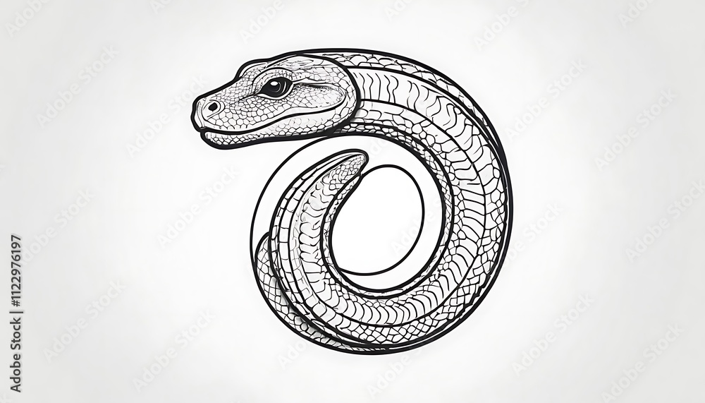 snake logo illustration Realistic snake cartoon with blood in mouth ...