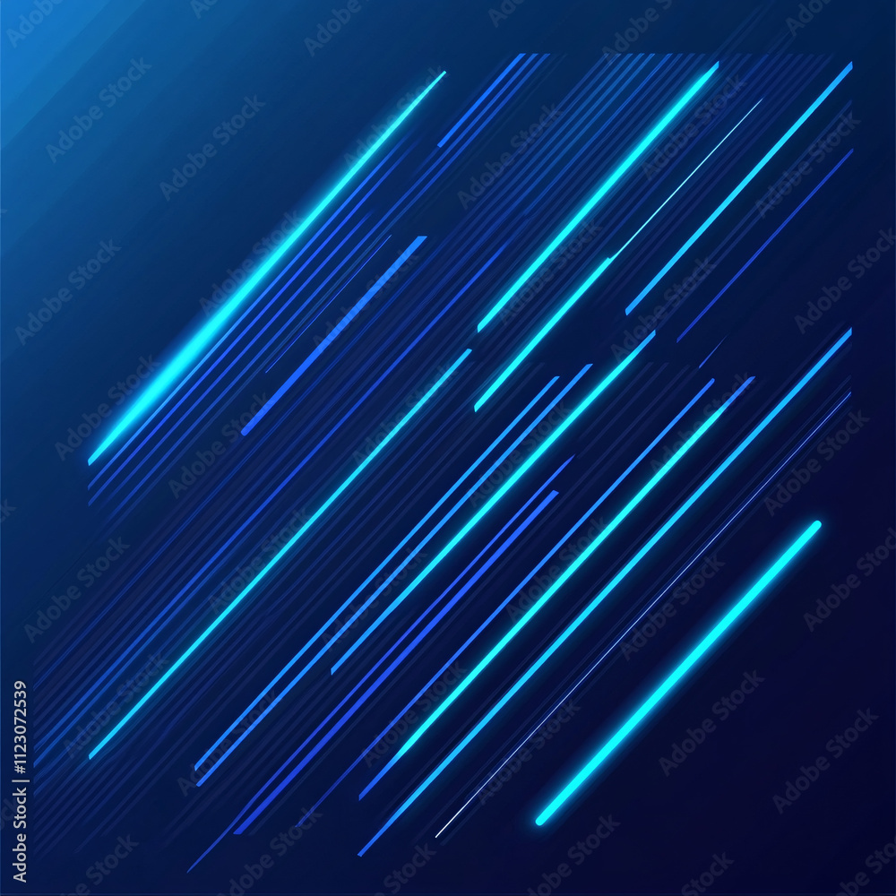 A blue-themed UI/UX design wallpaper with abstract technology elements ...