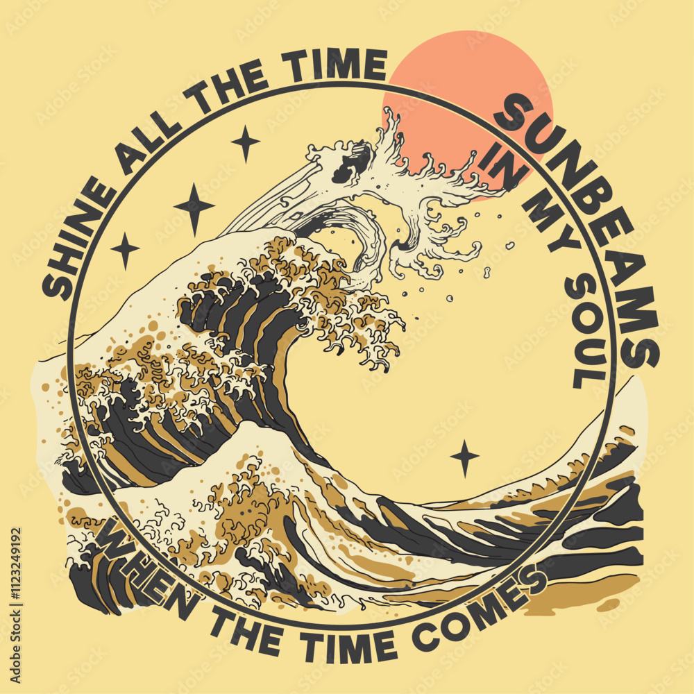 Graphic T-shirt design in vector format, this design included for ...