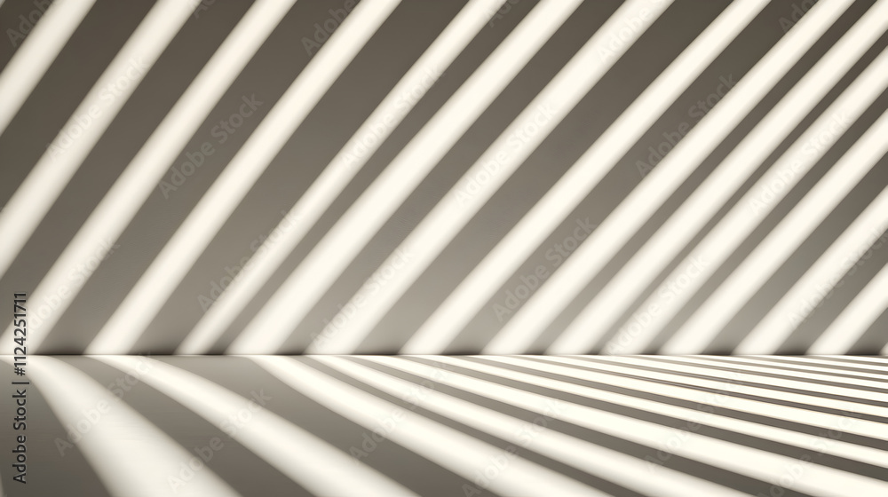 Diagonal lines gobo effect on a transparent background, uhd. realistic ...