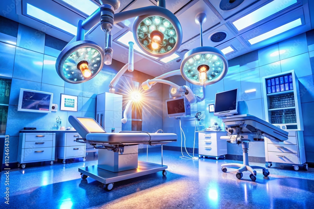 Advanced Operating Room Featuring State-of-the-Art X-Ray Medical Scan ...