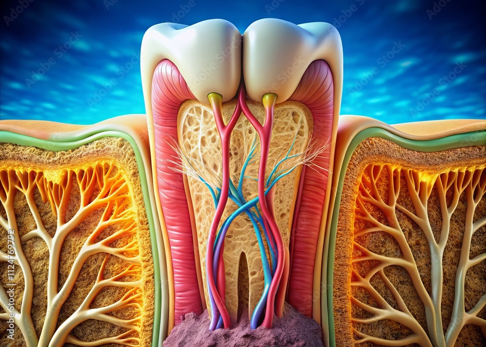 Microscopic Teeth Roots Image: Dental Anatomy, Root Structure, Apical ...