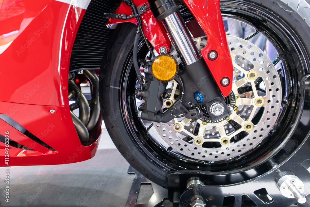 Disc brakes on a motorcycle up close alloy wheels for motorcycles ...