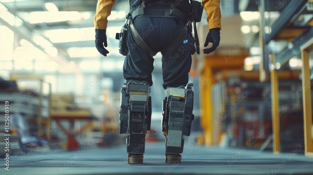Smart exoskeletons worn by workers to safely lift heavy items, merging ...