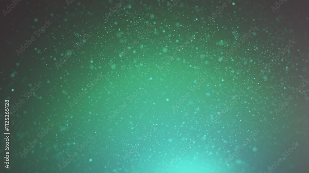 Aquatic Particles In Fluid Space Background/ Animation of an abstract ...