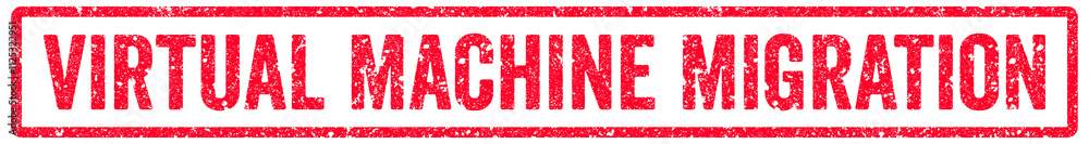 Virtual Machine Migration Stamp Transparent Seal, Red Grunge Virtual ...