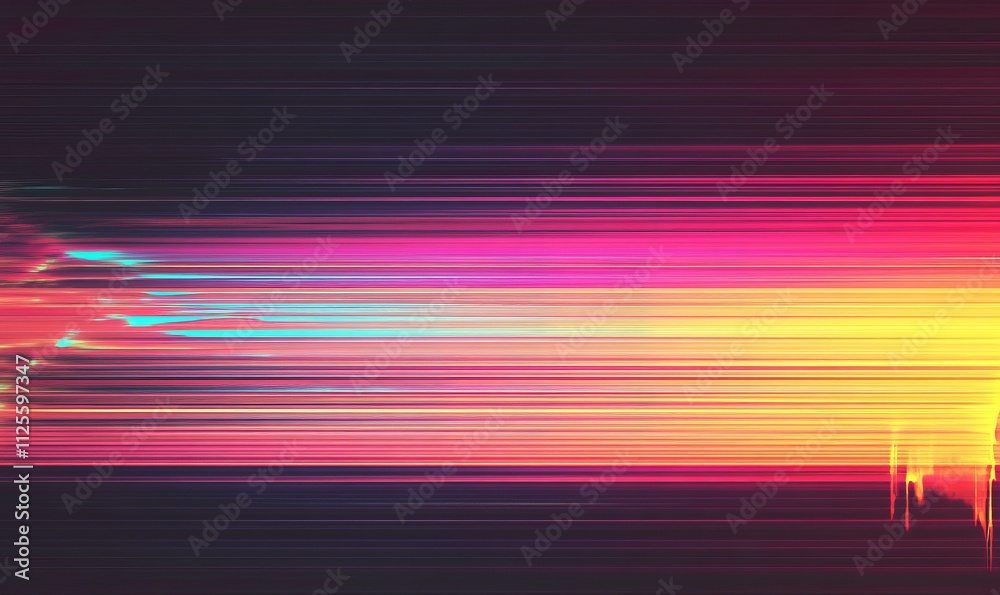 This flawless retro VHS scanlines or TV signal static noise overlay ...