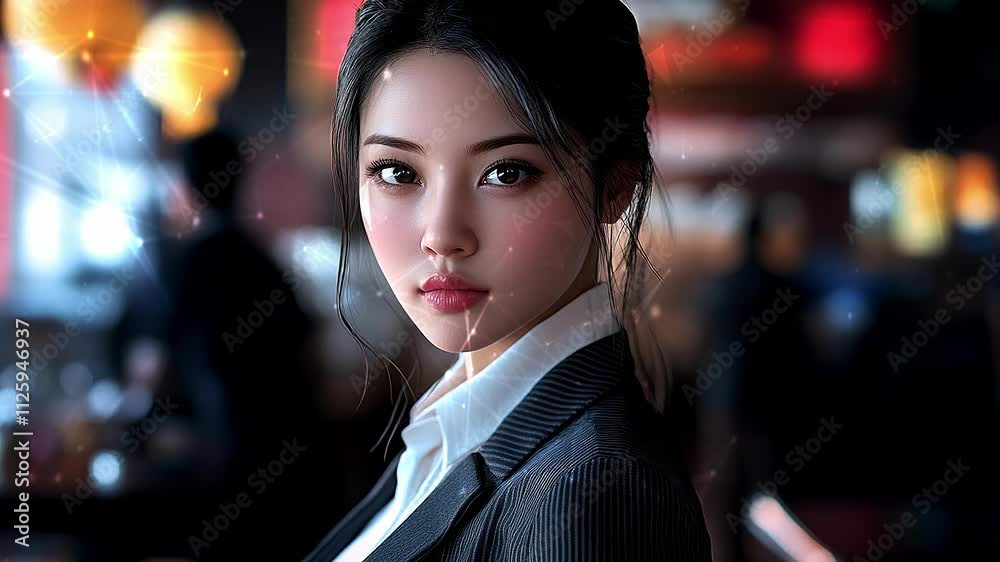 Professional business woman. Young woman manager in the office. Woman ...