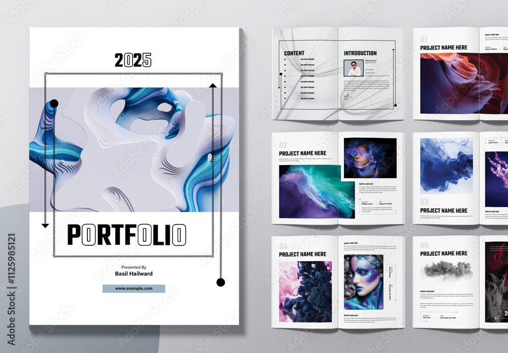 Portfolio Layout Stock Template | Adobe Stock