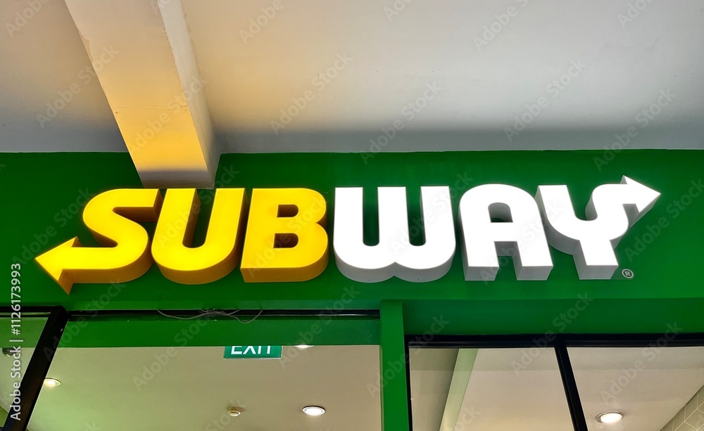 Jakarta, Indonesia - December 8th, 2024 - Subway sandwich retail food ...