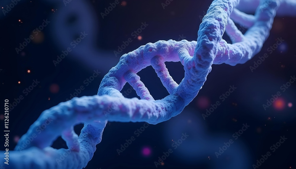 Visualize a classic scientific representation of a chromosome. The ...