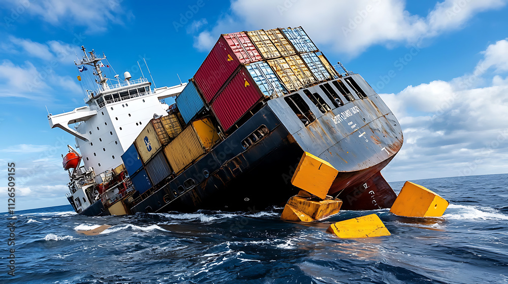 Logistics disruption at sea cargo ship incident highlights supply chain ...