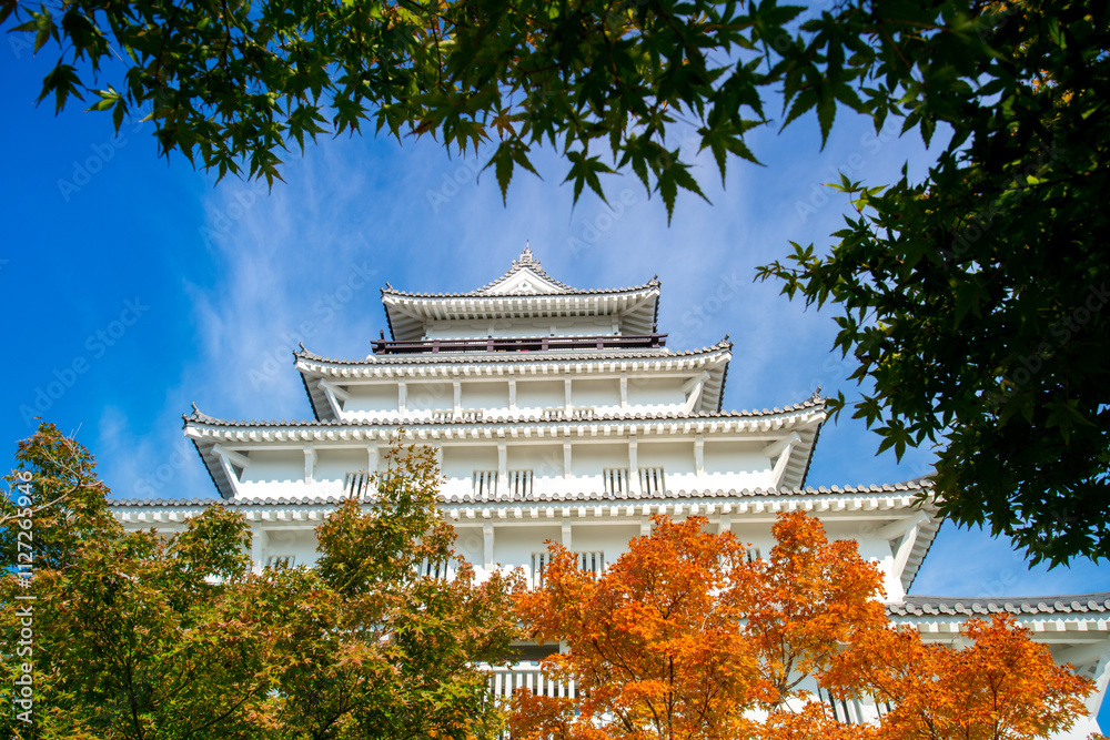 Shimabara Castle, also known as Moritake Castle and Takaki Castle ...