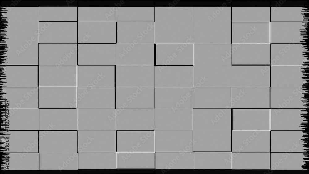 squares tiles rows and columns grid scaling from 4 to many. Shadows on ...