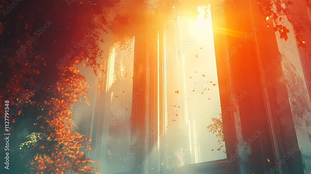 Spectacular radiance overlays with grandeur and brilliance in stunning ...