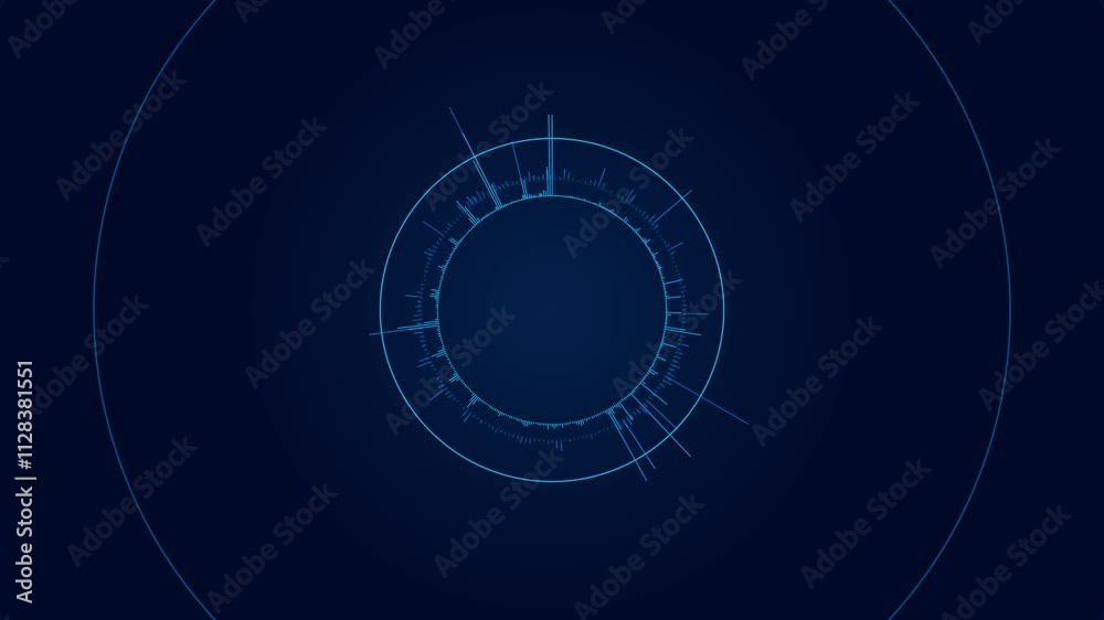 Music player scroll bar button video music audio reactor, timeline ...
