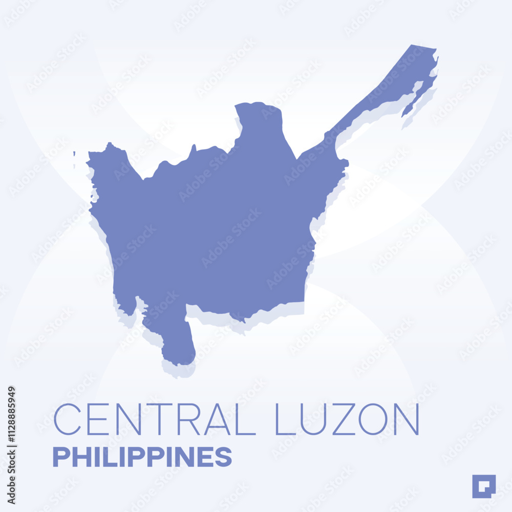 Central Luzon vector map, Vector map of Central Luzon, editable eps, AI ...